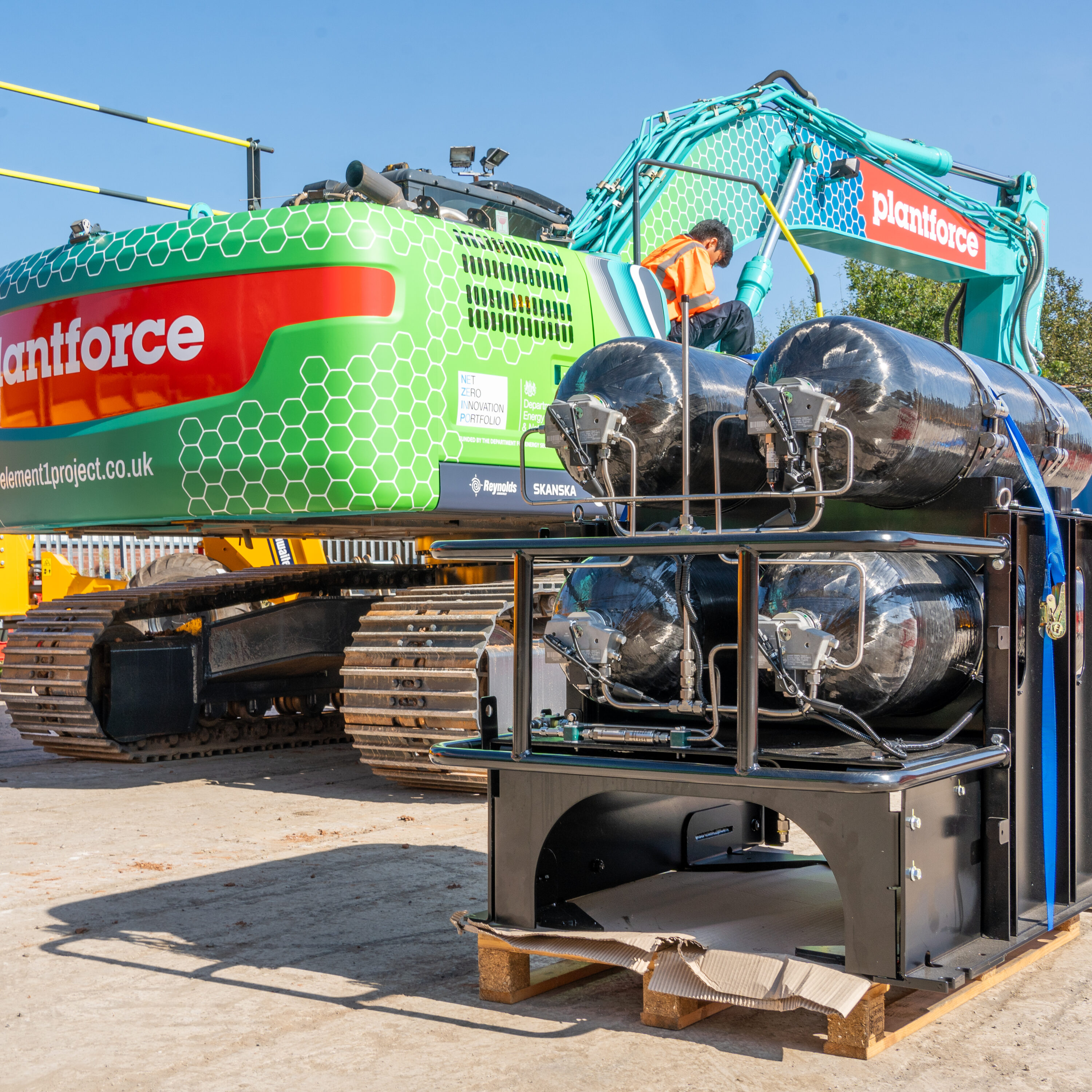 Element 1 Project Hydrogen Tanks Installation Complete